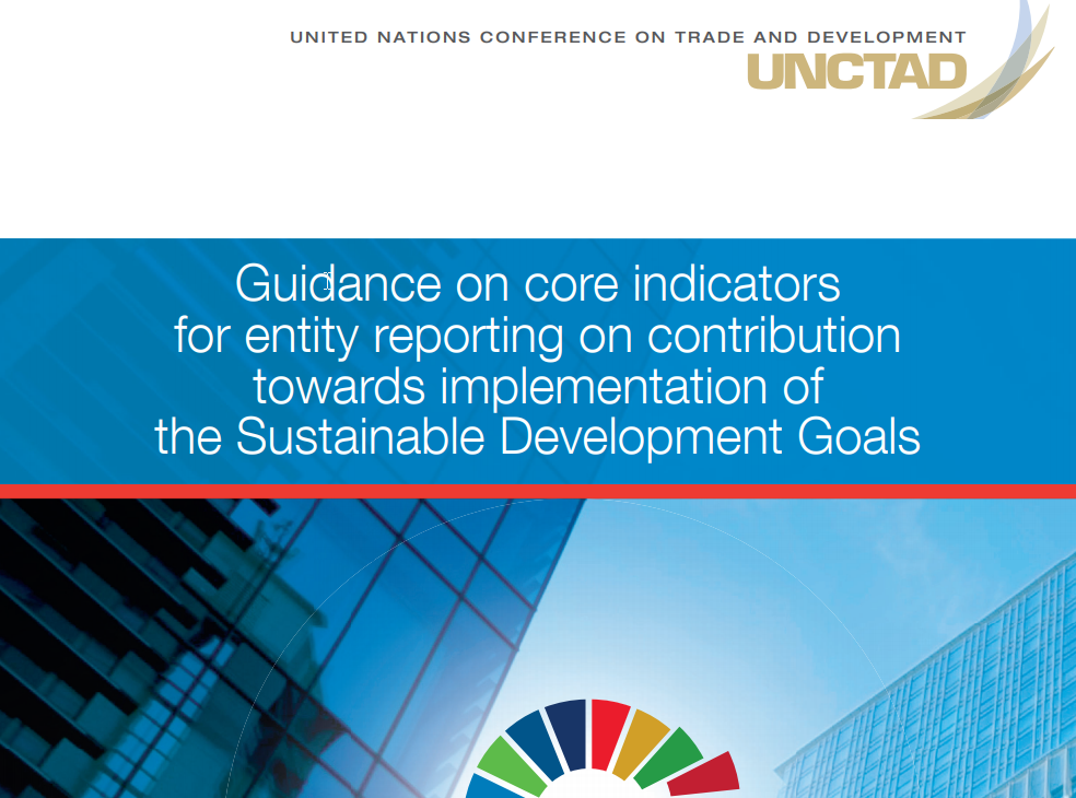 Guidance on core indicators for entity reporting on contribution towards implementation of the ...